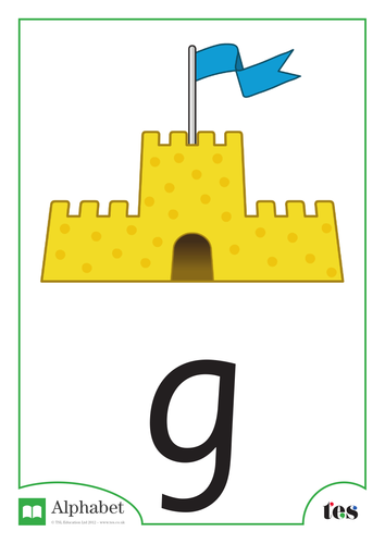 The Letter G - Seaside Theme | Teaching Resources