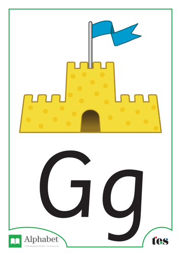 The Letter G - Seaside Theme | Teaching Resources