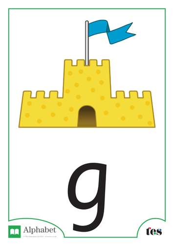 The Letter G - Seaside Theme | Teaching Resources