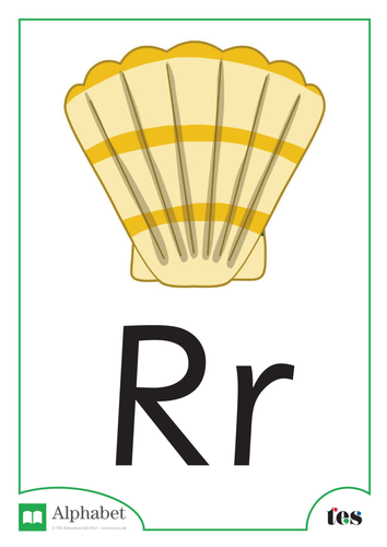 The Letter R - Seaside Theme | Teaching Resources