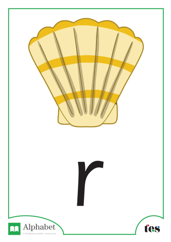 The Letter R - Seaside Theme | Teaching Resources