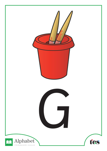 The Letter G - School Theme | Teaching Resources
