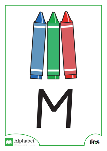 The Letter M - School Theme | Teaching Resources