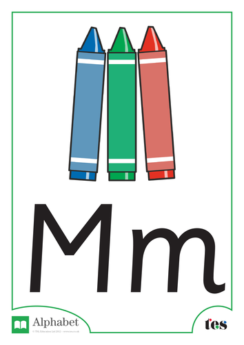The Letter M - School Theme | Teaching Resources