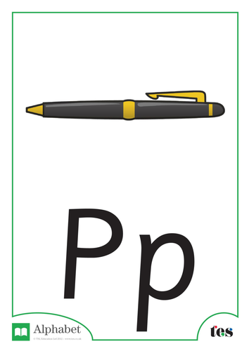 The Letter P - School Theme | Teaching Resources