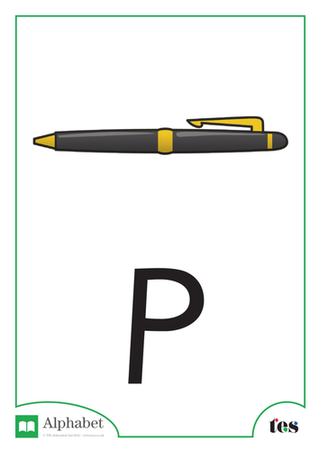 The Letter P - School Theme | Teaching Resources
