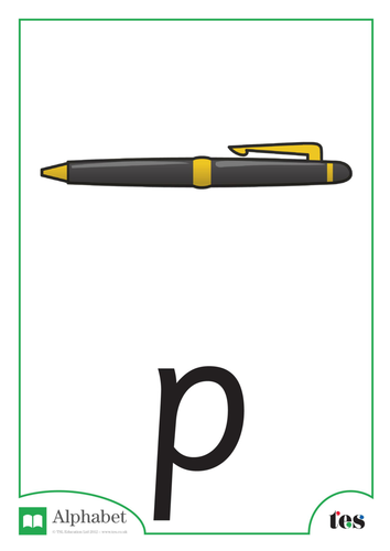 The Letter P - School Theme | Teaching Resources