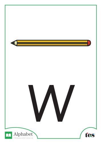 The Letter W - School Theme | Teaching Resources