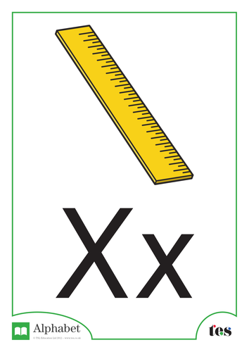 The Letter X - School Theme | Teaching Resources