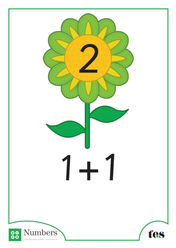 Additions Sheets (total 2) Flower Theme | Teaching Resources