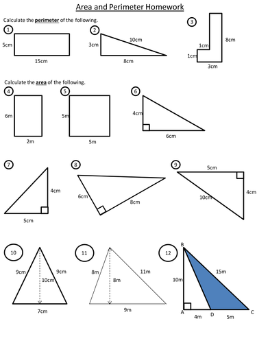 Area and Perimeter | Teaching Resources