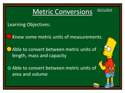 Converting between units by dannytheref - Teaching Resources - Tes