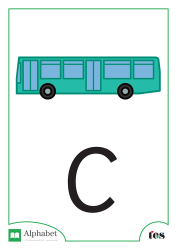 The Letter C - Transport Theme | Teaching Resources