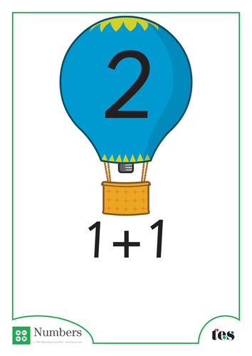 Additions Sheets (total 2) Balloon Theme | Teaching Resources