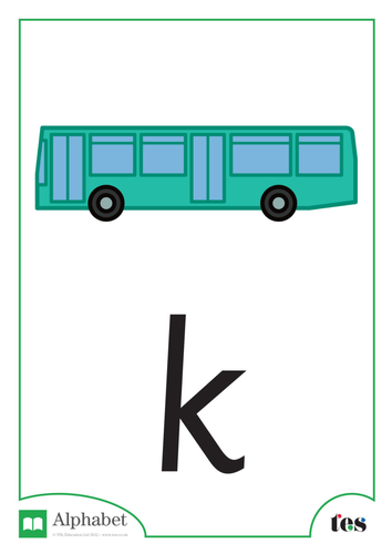 The Letter K - Transport Theme | Teaching Resources