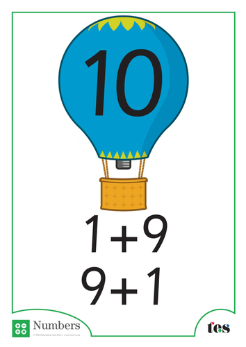 Additions Sheets (total 10) Balloon Theme | Teaching Resources