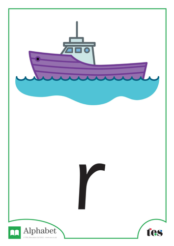 The Letter R - Transport Theme | Teaching Resources