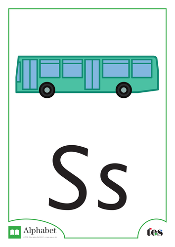 The Letter S - Transport Theme | Teaching Resources