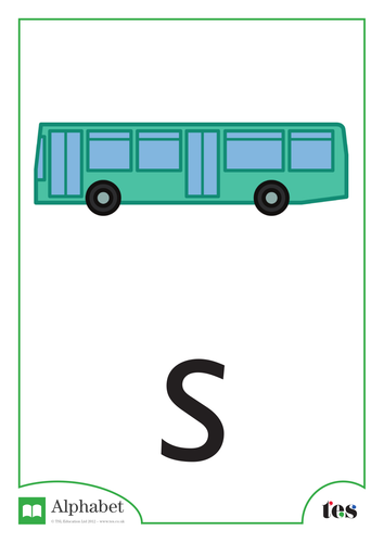 The Letter S - Transport Theme | Teaching Resources