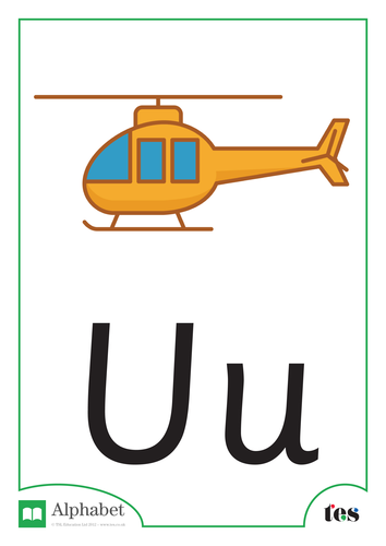The Letter U - Transport Theme | Teaching Resources