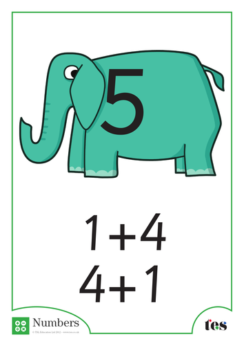 Additions Sheets (total 5) Elephant Theme | Teaching Resources