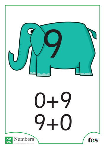 Additions Sheets (total 9) Elephant Theme | Teaching Resources