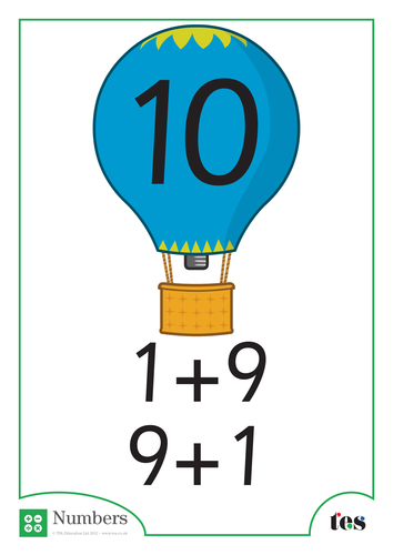Additions Sheets (total 10) Balloon Theme | Teaching Resources