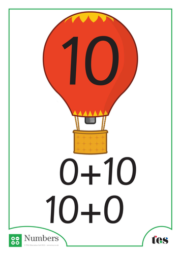 Additions Sheets (total 10) Balloon Theme | Teaching Resources