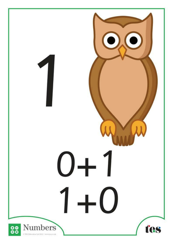 Additions Sheets Full Set - Owls Theme | Teaching Resources