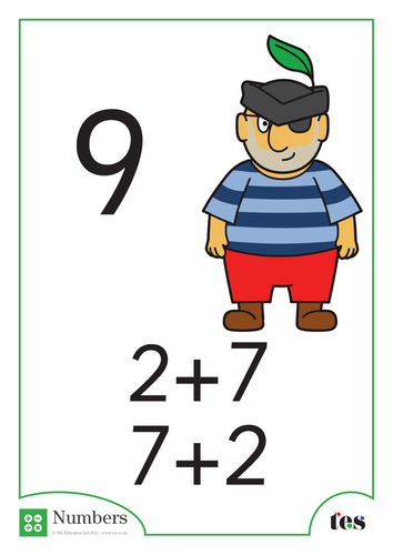 Additions Sheets (total 9) Pirates Theme | Teaching Resources