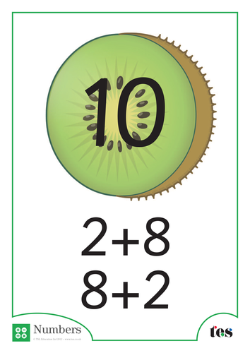 Additions Sheets (total 10) Fruit Theme | Teaching Resources