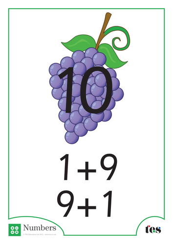 Additions Sheets (total 10) Fruit Theme | Teaching Resources