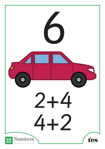 Additions Sheets (total 6) Cars Theme | Teaching Resources