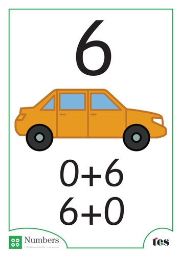 Additions Sheets (total 6) Cars Theme | Teaching Resources