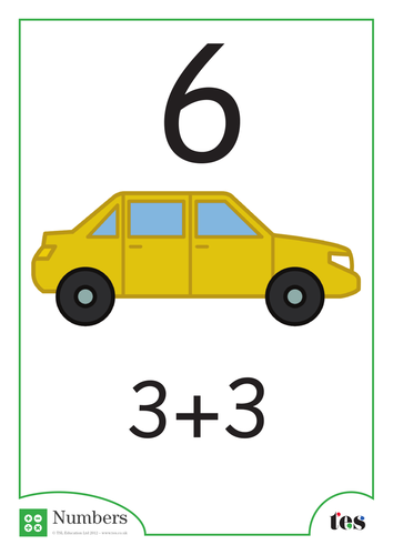 Additions Sheets (total 6) Cars Theme | Teaching Resources