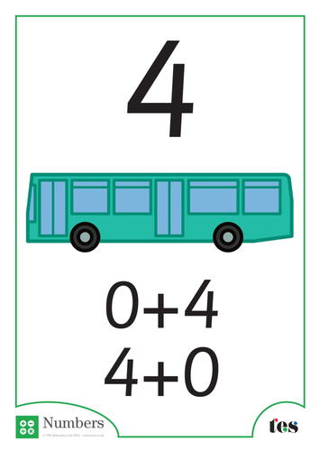 Additions Sheets (total 4) Buses Theme | Teaching Resources
