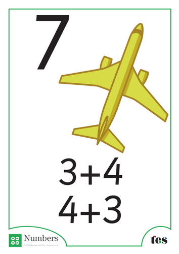 Additions Sheets (total 7) Aeroplane Theme | Teaching Resources