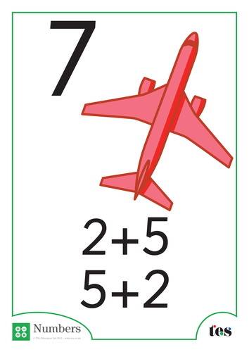 Additions Sheets (total 7) Aeroplane Theme | Teaching Resources