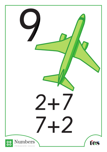 Additions Sheets (total 9) Aeroplane Theme | Teaching Resources