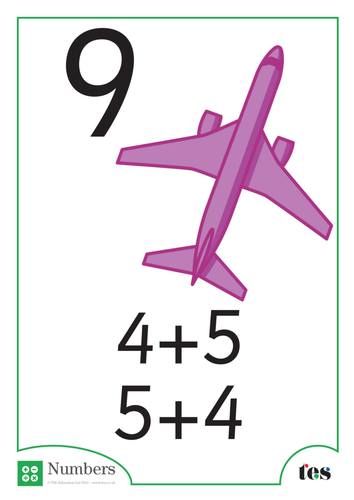 Additions Sheets (total 9) Aeroplane Theme | Teaching Resources