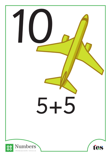 Additions Sheets (total 10) Aeroplane Theme | Teaching Resources