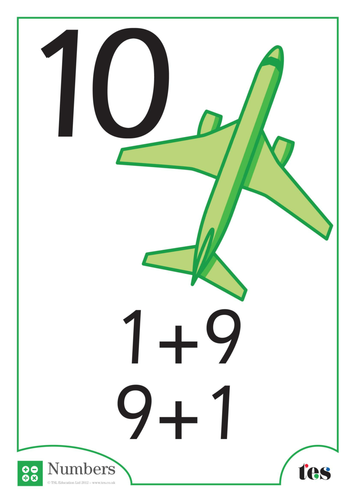 Additions Sheets (total 10) Aeroplane Theme | Teaching Resources