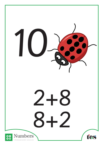 Additions Sheets (total 10) Ladybird Theme | Teaching Resources