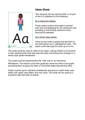 The Letter A - Child Theme | Teaching Resources