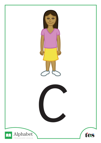 The Letter C - Child Theme | Teaching Resources