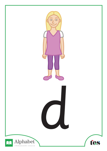 The Letter D - Child Theme | Teaching Resources