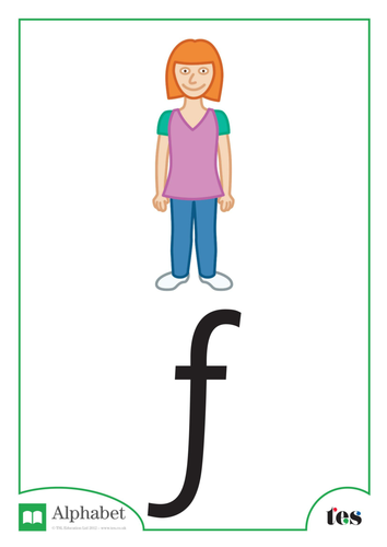 The Letter F - Child Theme | Teaching Resources