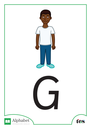 The Letter G - Child Theme | Teaching Resources