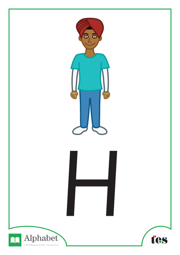 The Letter H - Child Theme | Teaching Resources