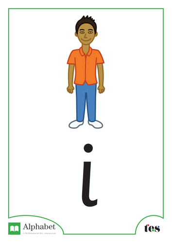 The Letter I - Child Theme | Teaching Resources